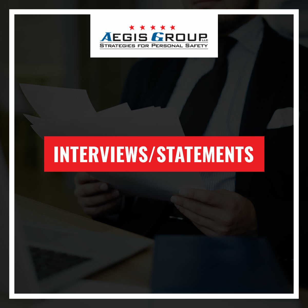 Interviews/Statements | general liability and AOE/COE investigation